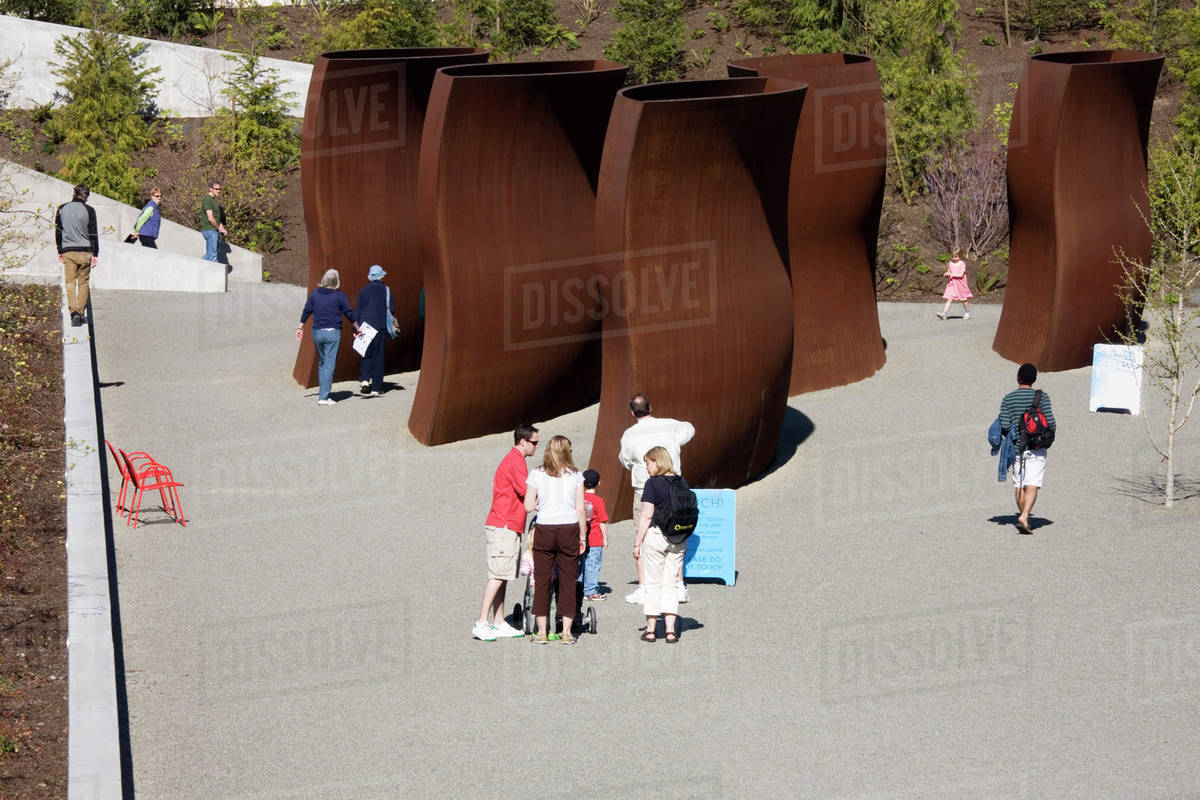 WA, Seattle, Seattle Art Museum, Olympic Sculpture Park, The Wake ...