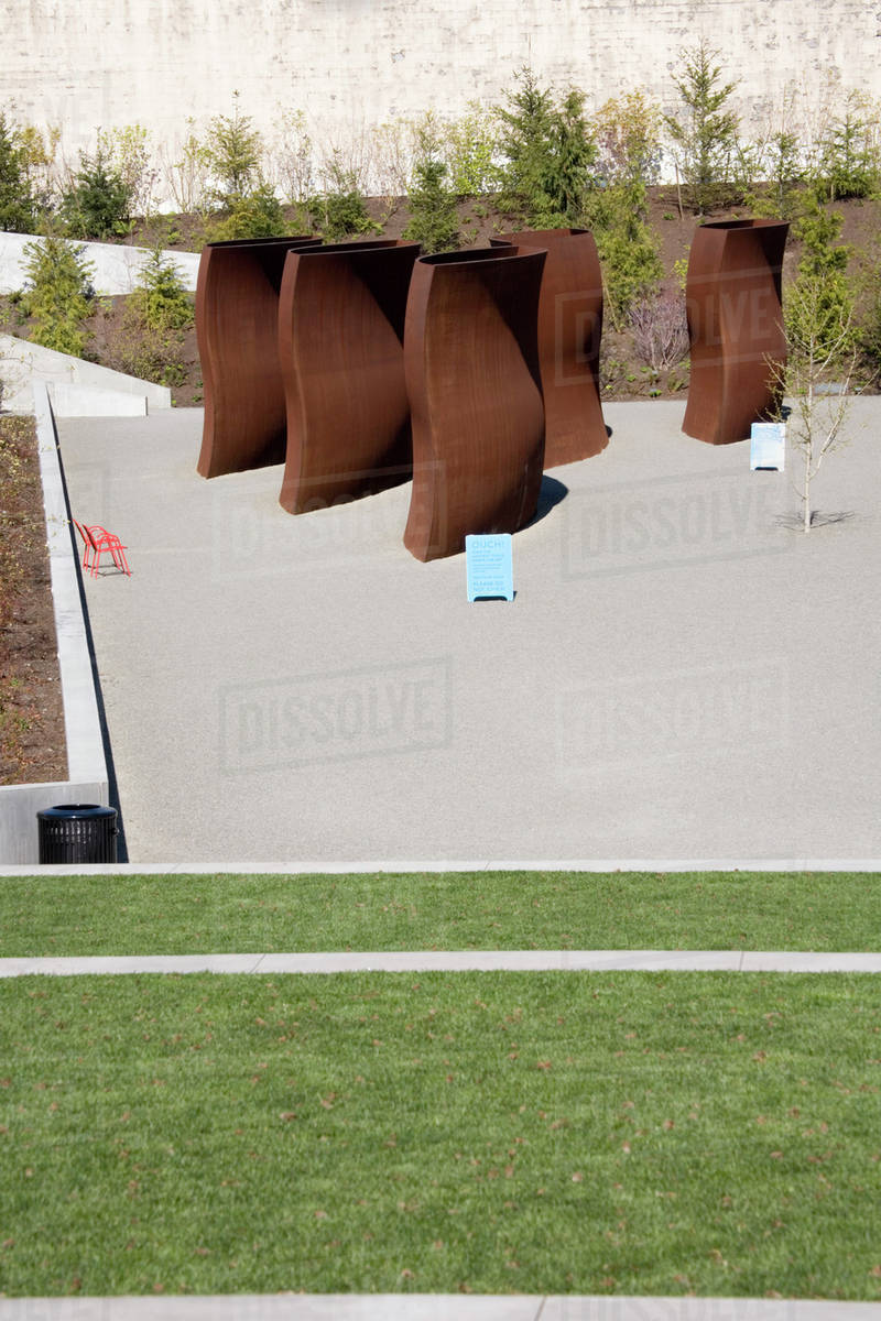 WA, Seattle, Seattle Art Museum, Olympic Sculpture Park, The Wake ...