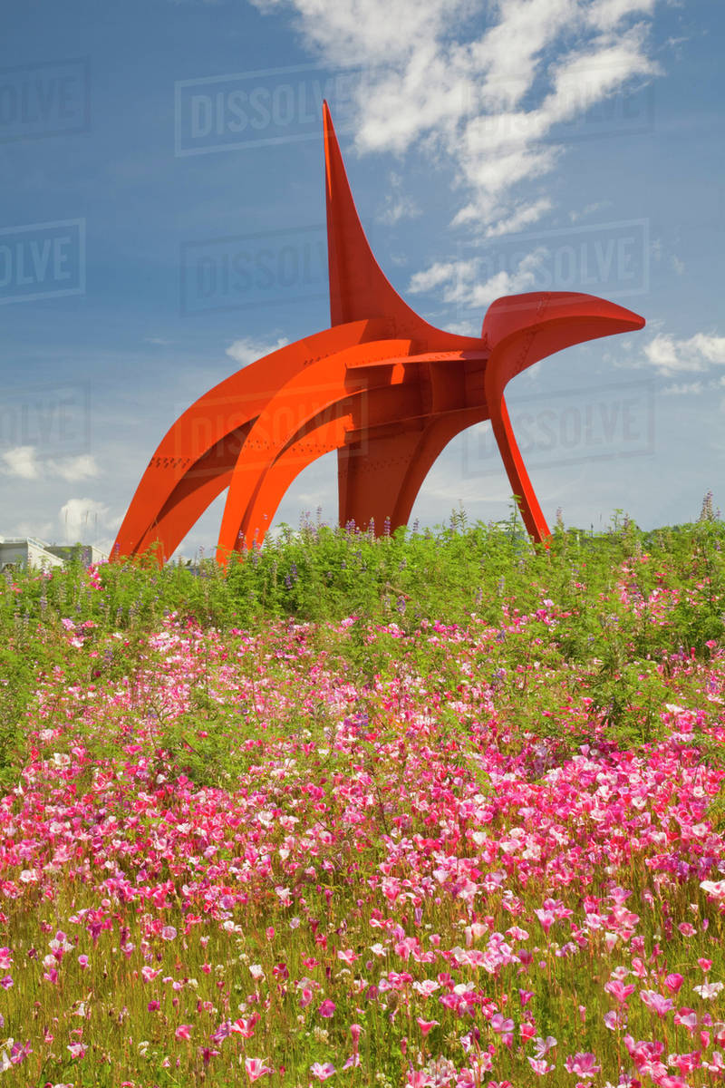 WA, Seattle, Seattle Art Museum, Olympic Sculpture Park, Eagle by ...