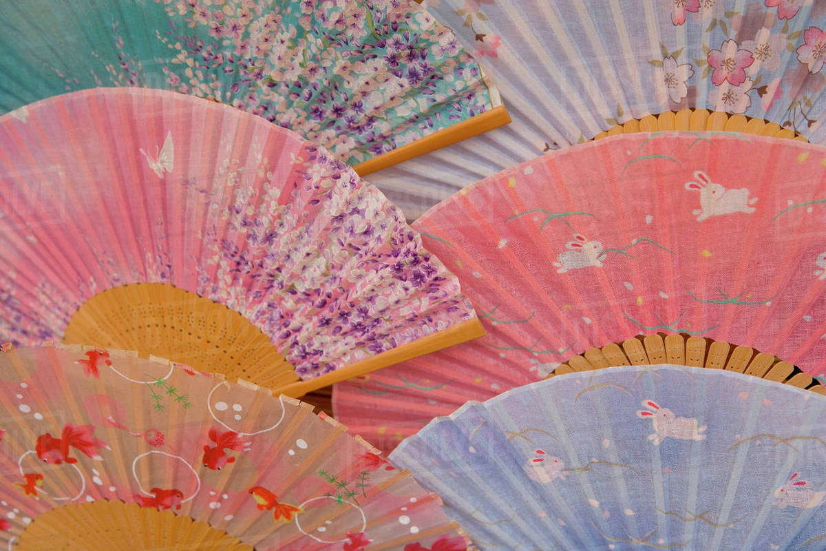 Hand fans, Japan - Royalty-free Stock Photo | Dissolve