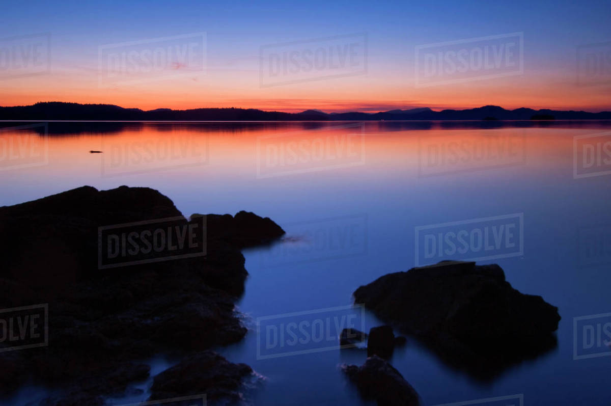 Canada, BC, Salt Spring Island, Beddis Beach Dawn - Royalty-free Stock ...