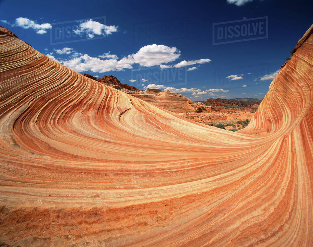 USA, Arizona, Colorado Plateau, Striped sandstone formations - Stock ...