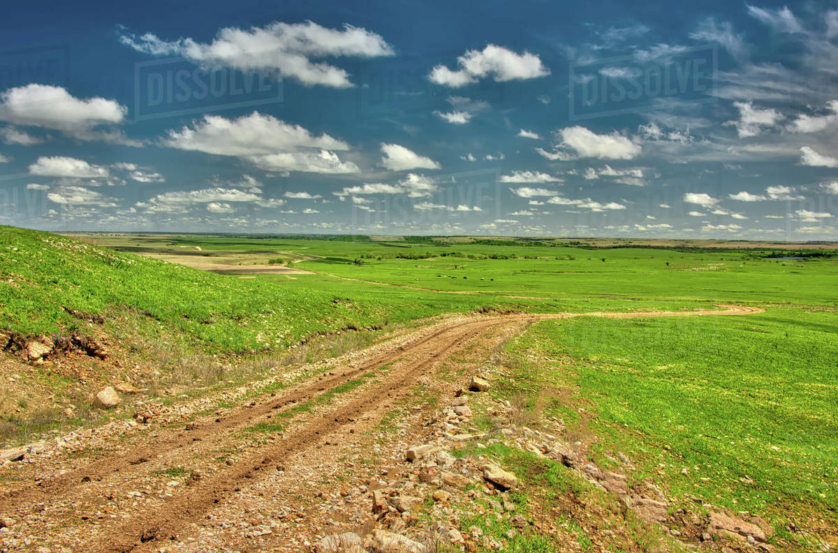 Flint Hills of Kansas - Stock Photo - Dissolve