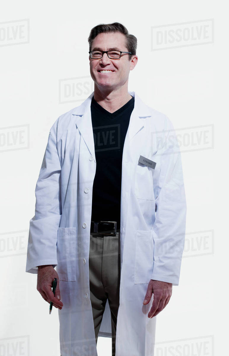 Doctor smiling - Stock Photo - Dissolve