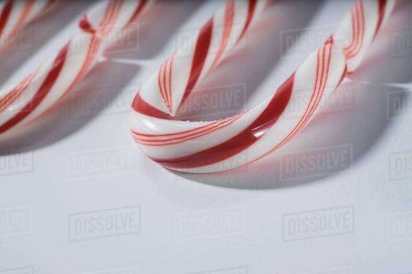 Candy canes close up - Stock Photo - Dissolve