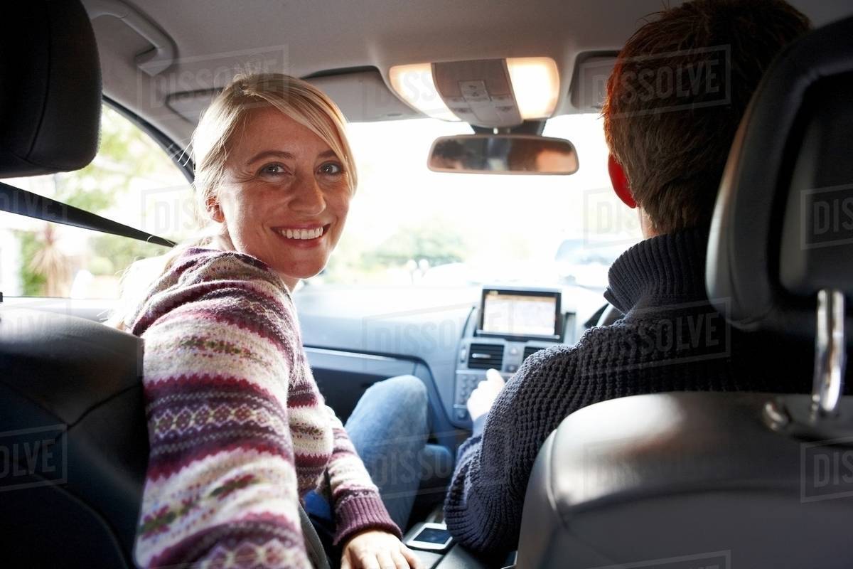 Couple inside car - Royalty-free Stock Photo | Dissolve