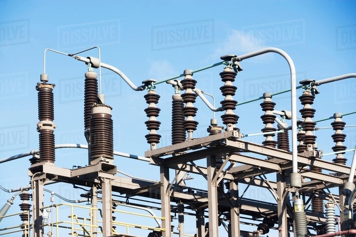 Infrastructure of power grid - Stock Photo - Dissolve
