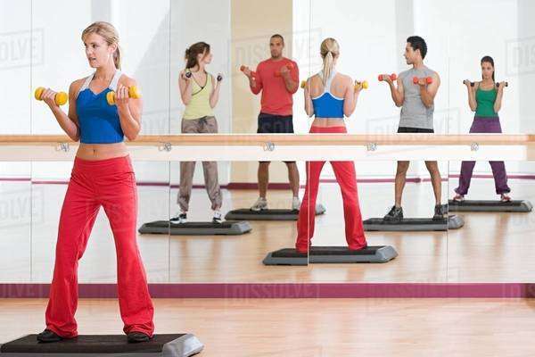 Fitness class - Royalty-free Stock Photo | Dissolve