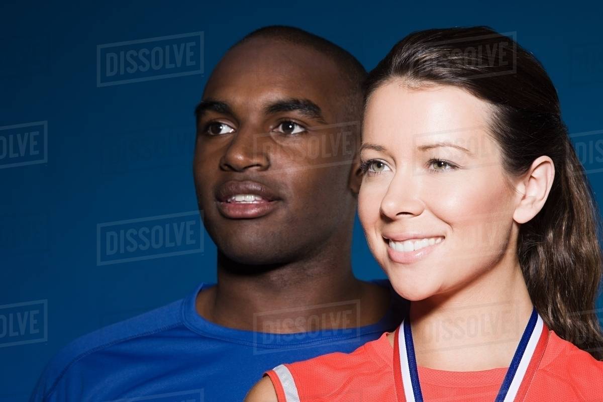 Two athletes - Royalty-free Stock Photo | Dissolve