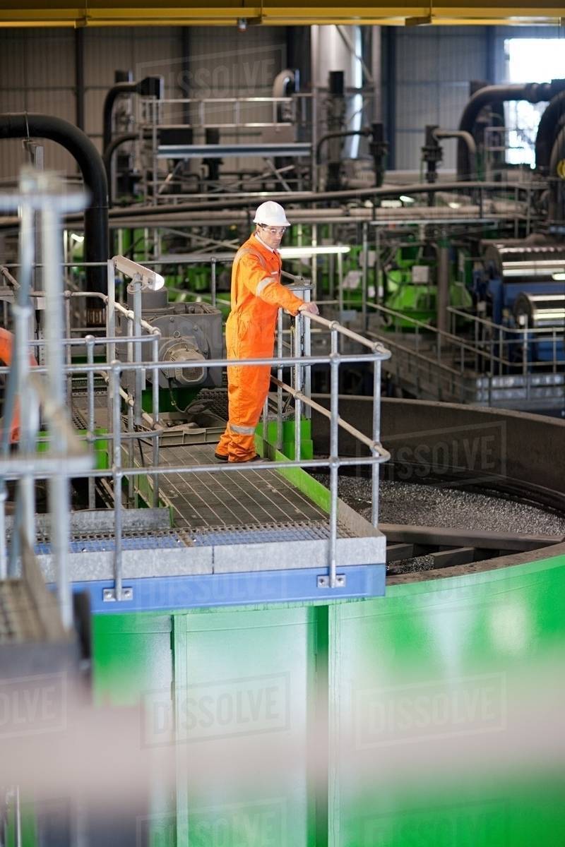 Engineer in factory - Stock Photo - Dissolve