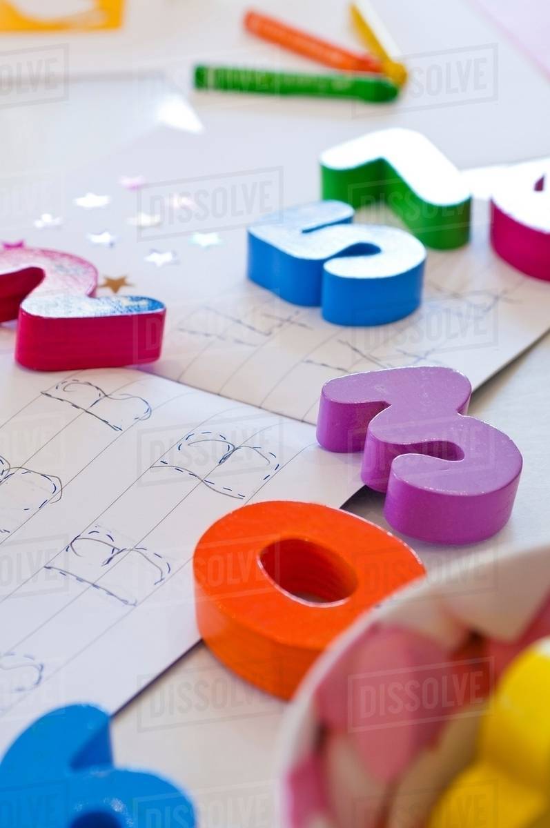 Children's mathematics equipment - Royalty-free Stock Photo | Dissolve