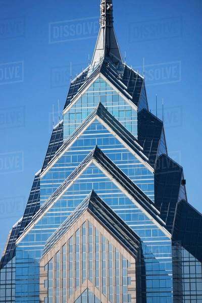 One Liberty Place, Philadelphia, Pennsylvania - Stock Photo - Dissolve