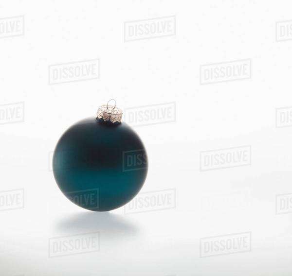 Single blue bauble - Royalty-free Stock Photo | Dissolve