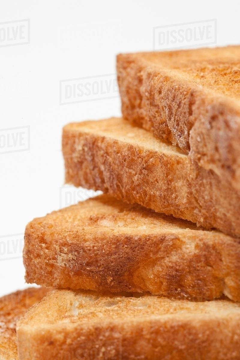 Stack of toast - Royalty-free Stock Photo | Dissolve