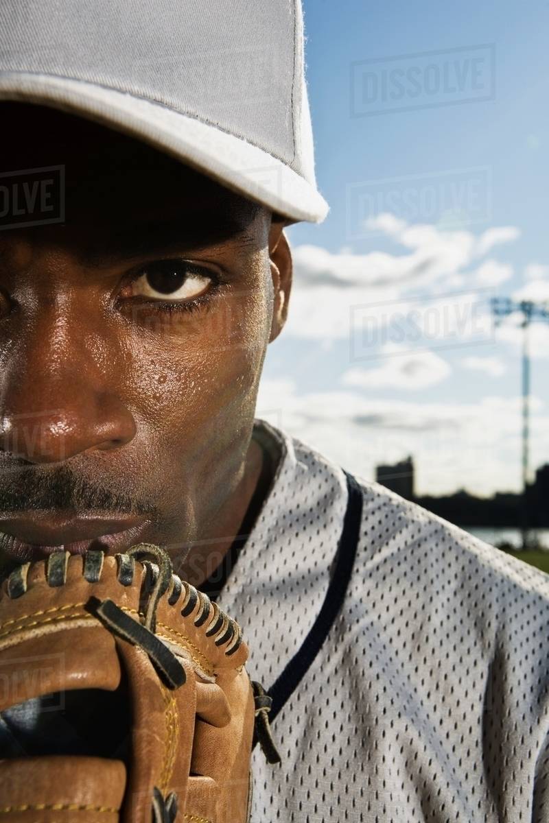 Portrait of a baseball pitcher - Stock Photo - Dissolve