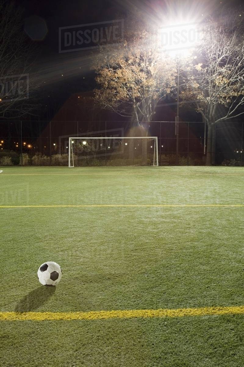 Football pitch - Stock Photo - Dissolve