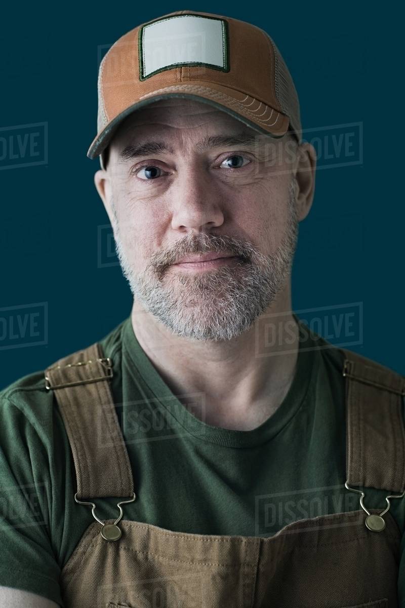 Portrait of a farm worker - Royalty-free Stock Photo | Dissolve