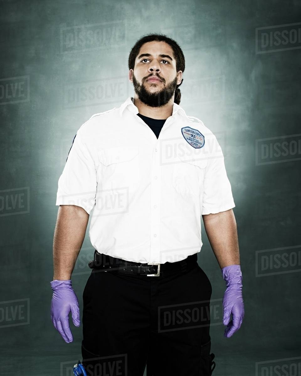 Portrait of a paramedic - Stock Photo - Dissolve