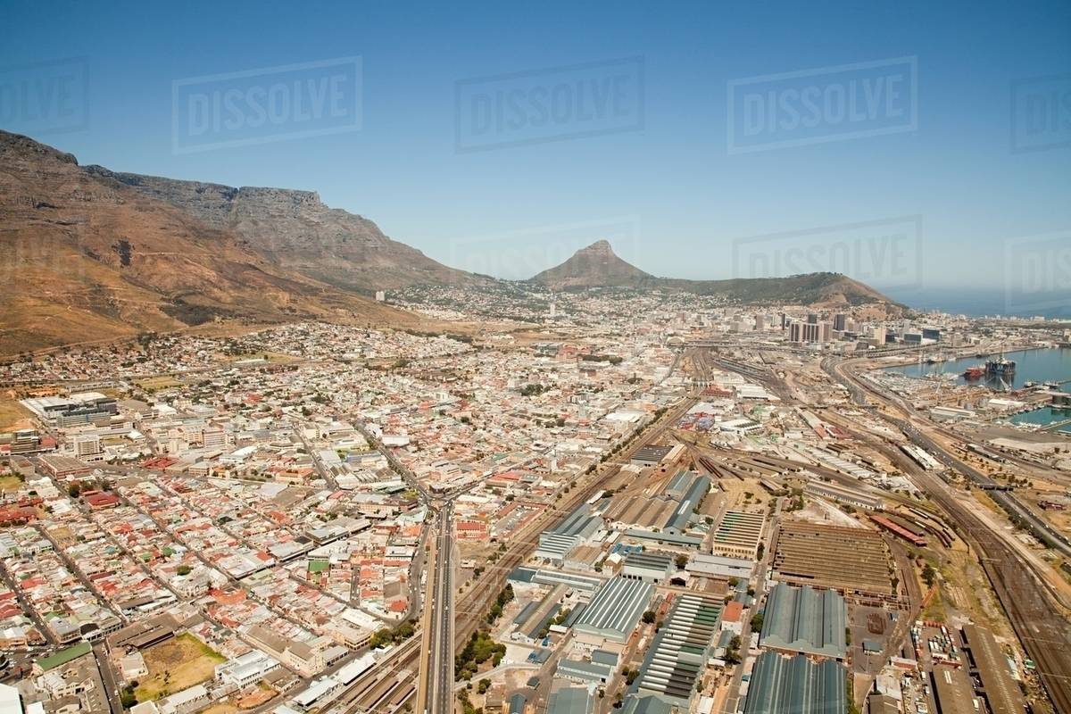 Cape town cityscape and table mountain - Royalty-free Stock Photo ...