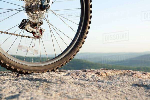 Bike wheel, close up - Royalty-free Stock Photo | Dissolve