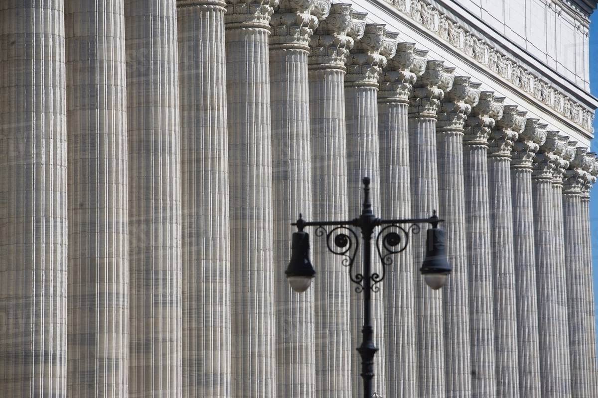 Neo classical building with columns, Philadelphia, USA - Royalty-free ...