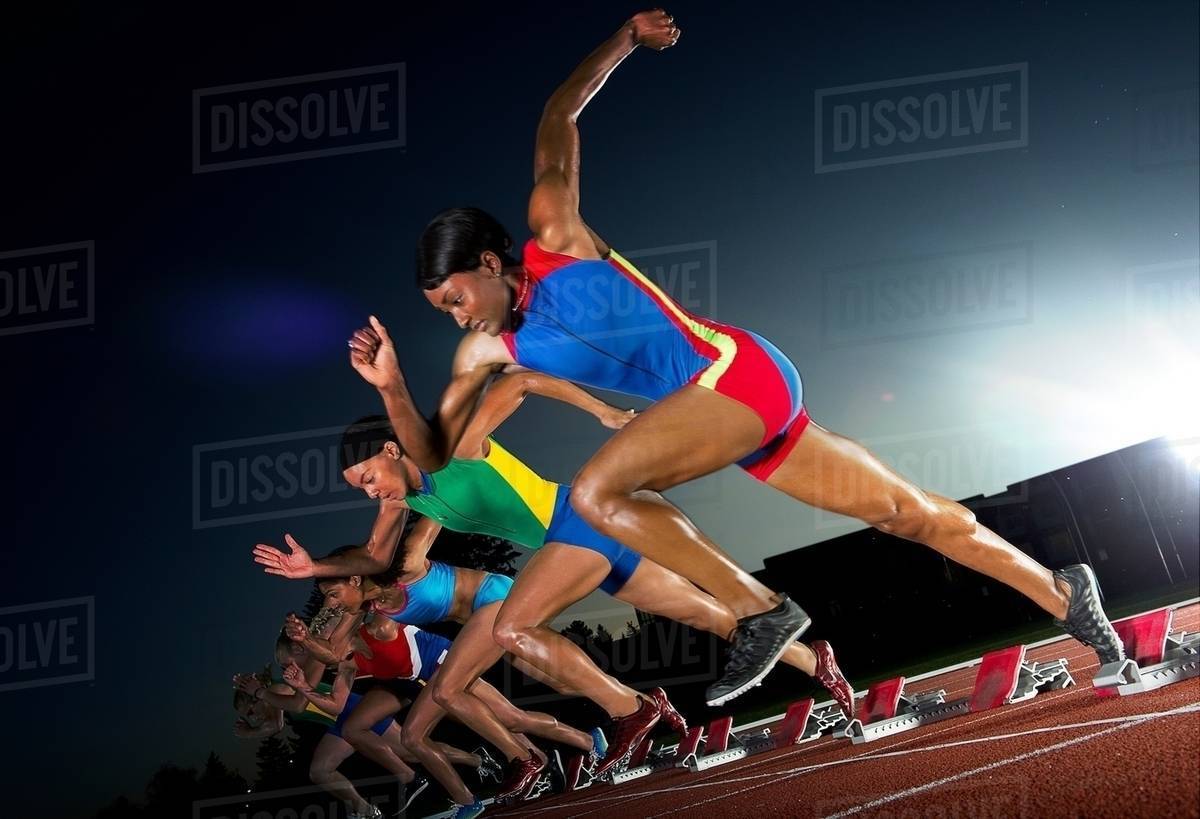 Runners starting race - Stock Photo - Dissolve