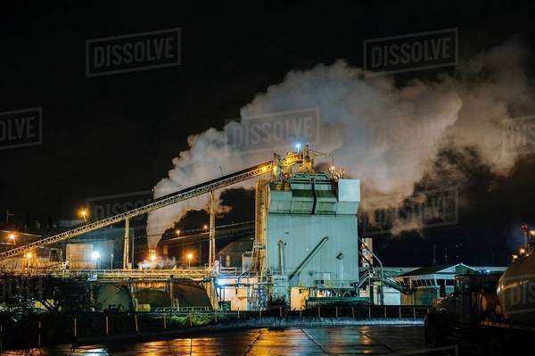 Concrete production plant - Stock Photo - Dissolve