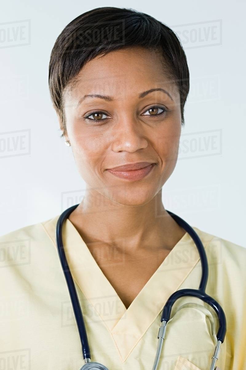 Portrait of a nurse - Royalty-free Stock Photo | Dissolve