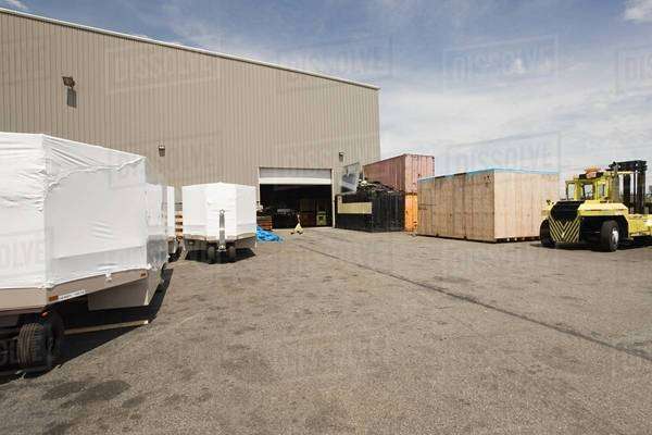 Warehouse loading bay - Royalty-free Stock Photo | Dissolve