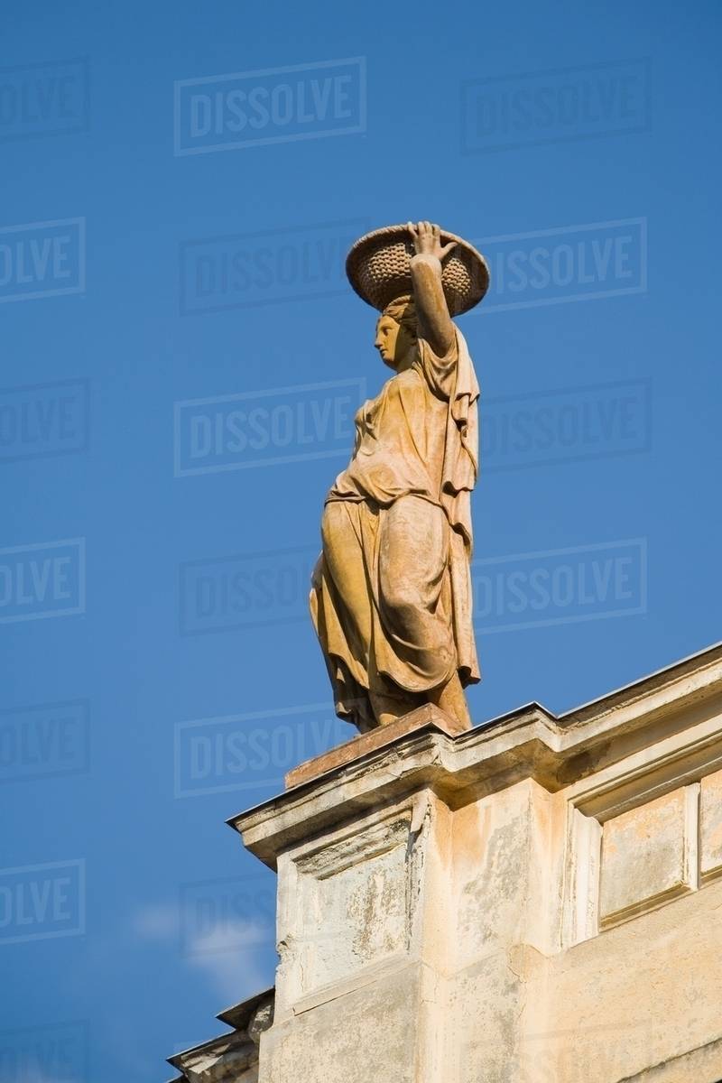 Baroque statue in brasov - Royalty-free Stock Photo | Dissolve