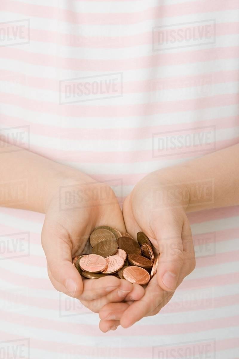 Handful of coins - Royalty-free Stock Photo | Dissolve
