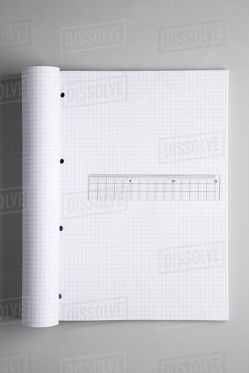 A ruler and a notebook - Royalty-free Stock Photo | Dissolve