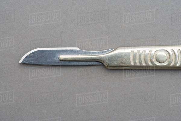 Close up of a scalpel - Royalty-free Stock Photo | Dissolve
