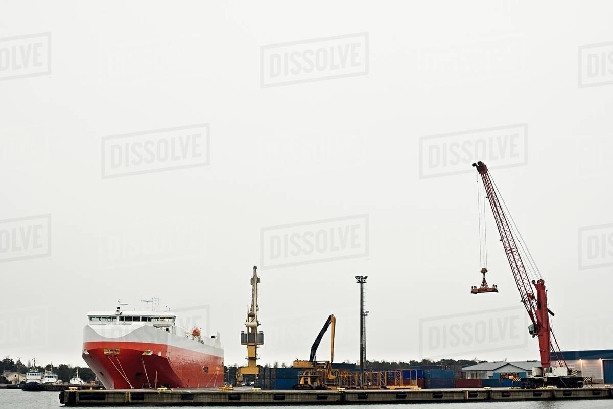 Ship at harbour - Royalty-free Stock Photo | Dissolve
