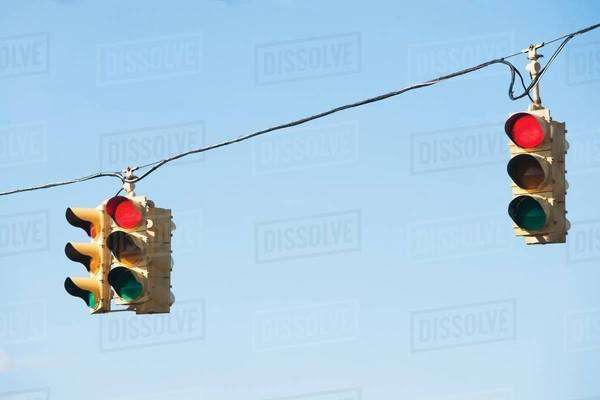 Stop lights - Royalty-free Stock Photo | Dissolve