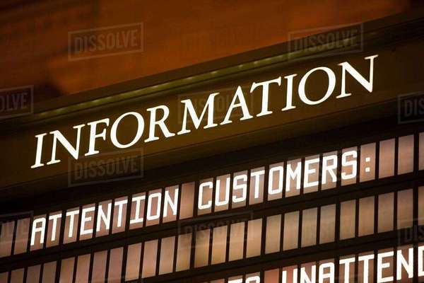 Information sign - Stock Photo - Dissolve