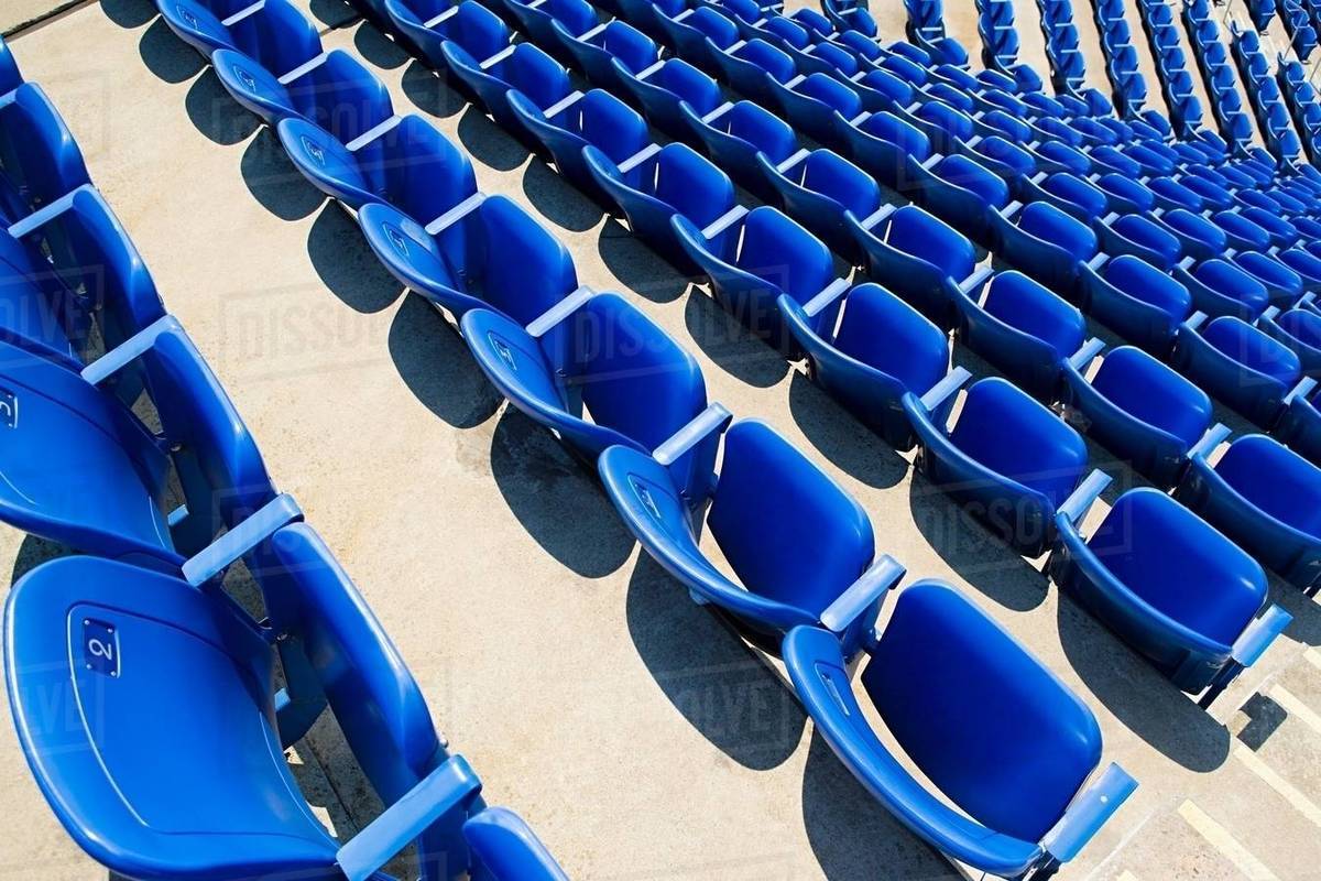 Stadium seats - Royalty-free Stock Photo | Dissolve