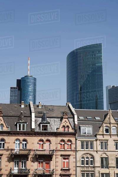 Frankfurt buildings - Stock Photo - Dissolve