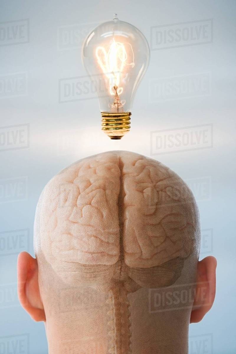 A person having an idea - Royalty-free Stock Photo | Dissolve