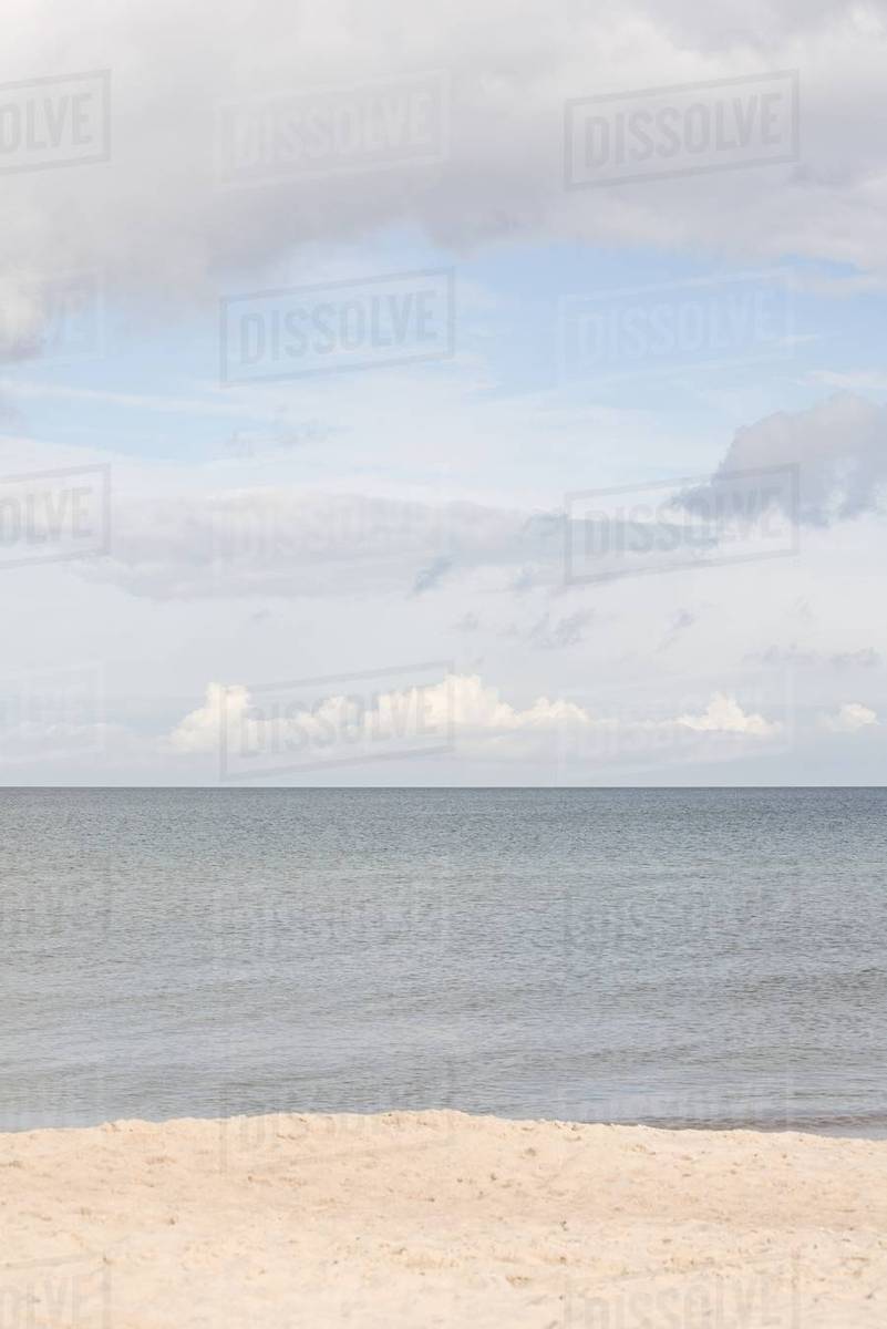 Empty beach and sea - Royalty-free Stock Photo | Dissolve