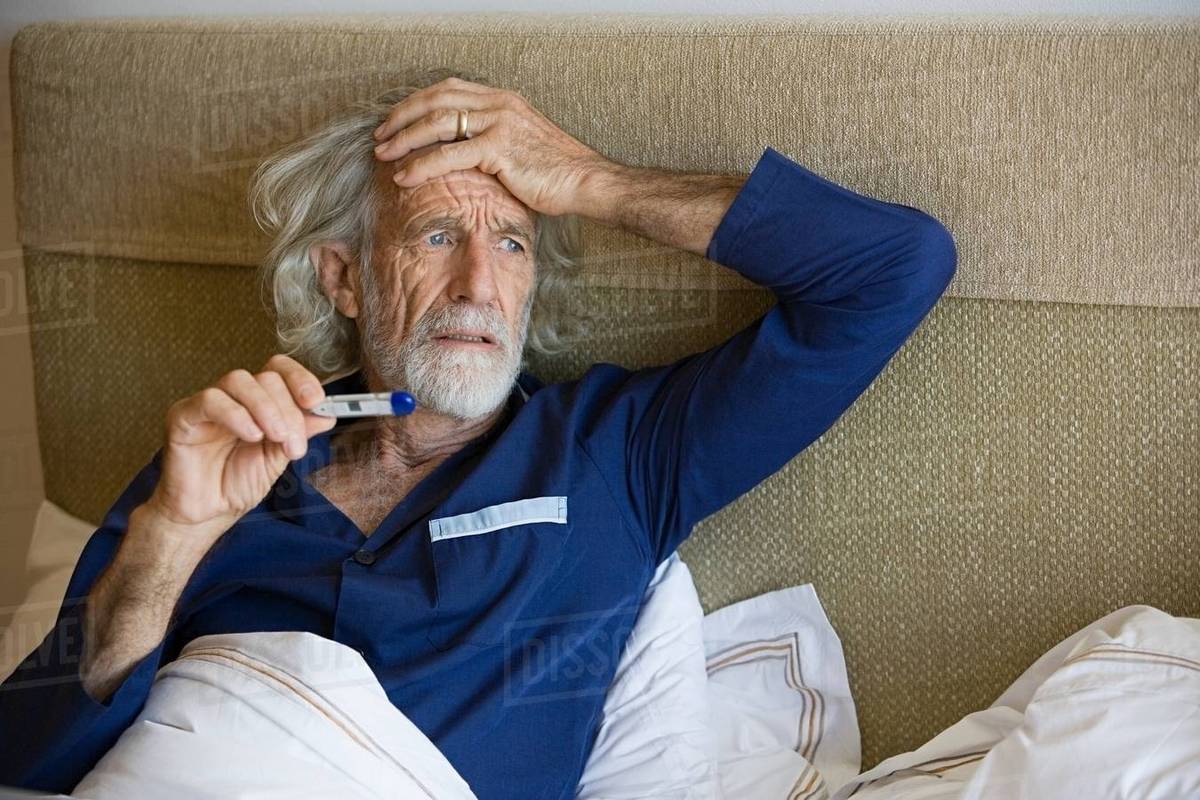 Ill man - Royalty-free Stock Photo | Dissolve