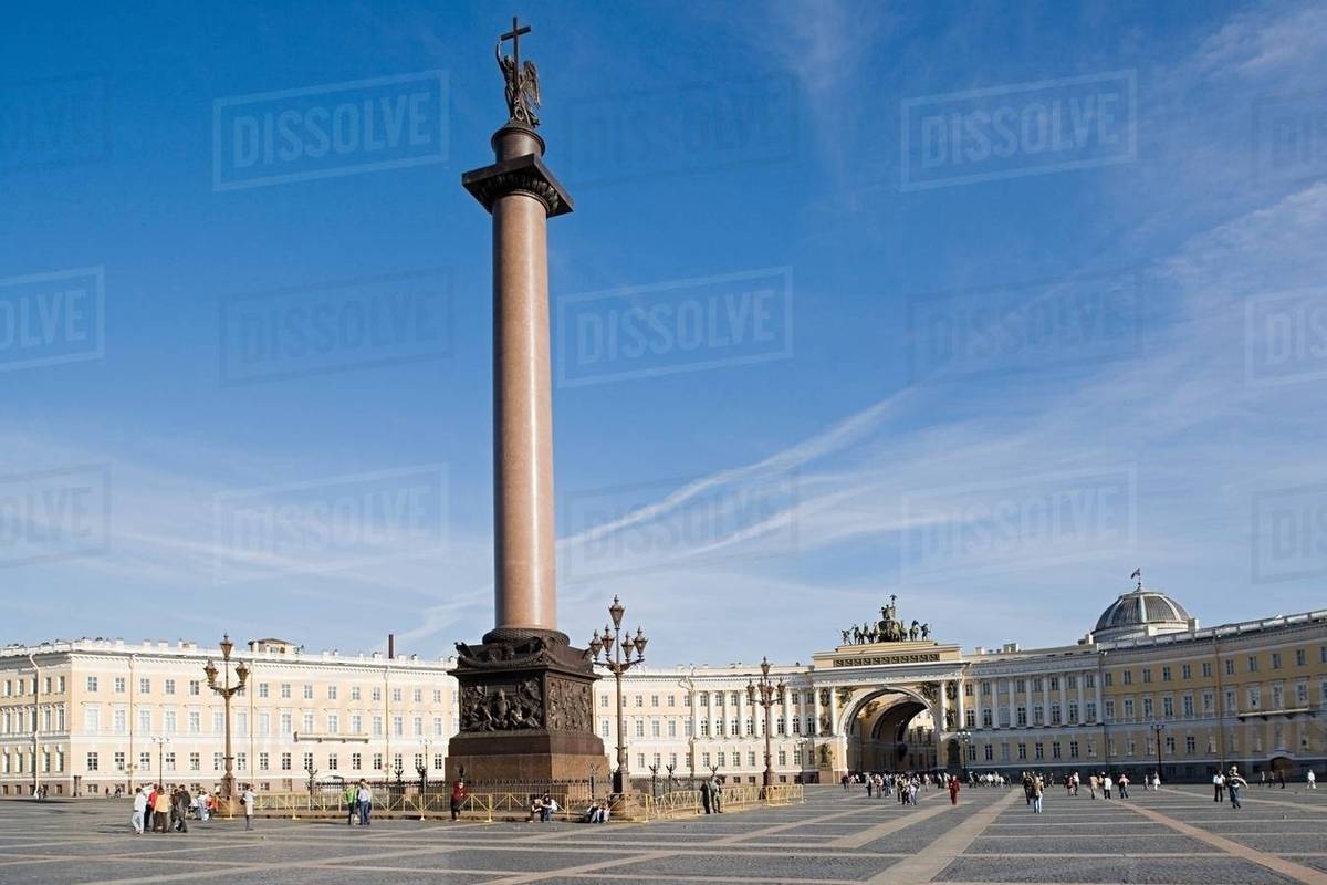 Palace square st petersburg - Royalty-free Stock Photo | Dissolve