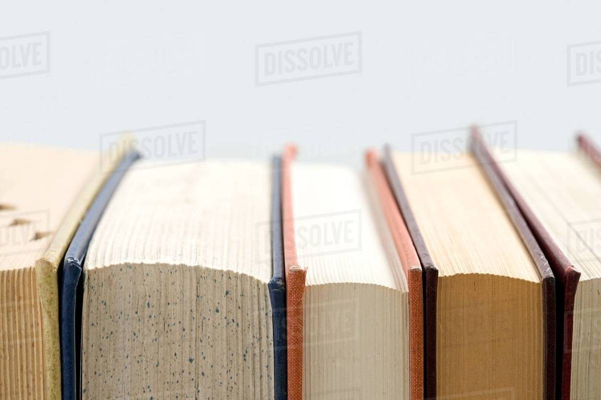 Books in a row - Royalty-free Stock Photo | Dissolve