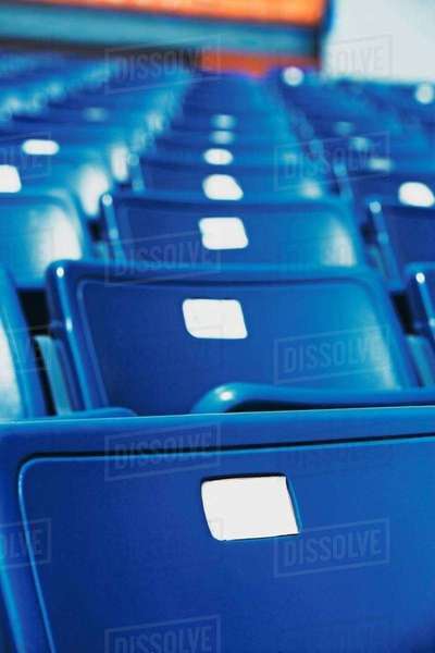 Stadium seats - Royalty-free Stock Photo | Dissolve