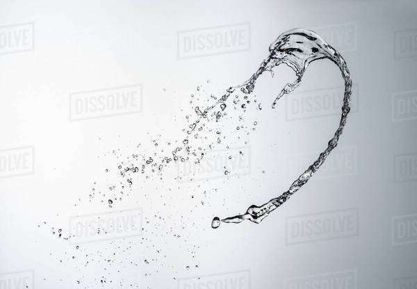 Water splashing in air - Royalty-free Stock Photo | Dissolve