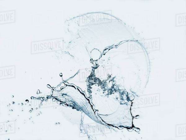 Water splashing in air - Stock Photo - Dissolve