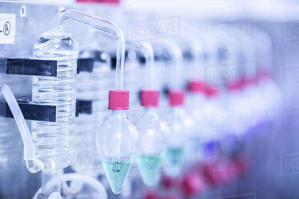 Laboratory tubes - Royalty-free Stock Photo | Dissolve