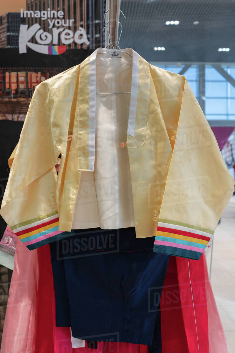 Hanbok - traditional Korean women clothes vibrant colors for attire ...