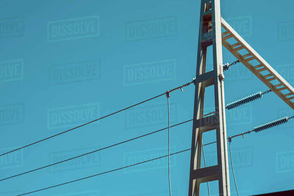 High Tension Electricity Wires . Geometry and lines. High voltage ...