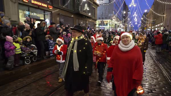 HELSINKI, FINLAND - NOVEMBER 19, 2022: The traditional annual parade of ...
